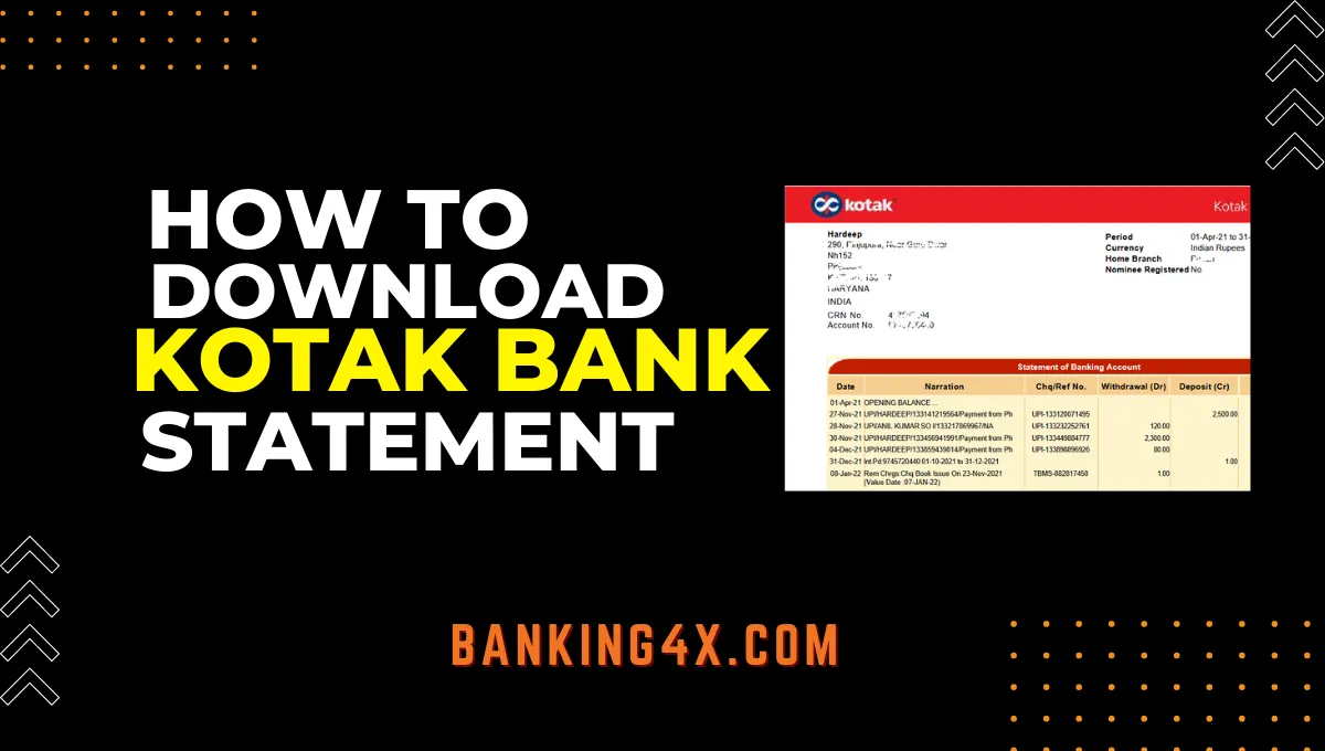 How To Download Kotak Bank Statement in 2023【Quickly】