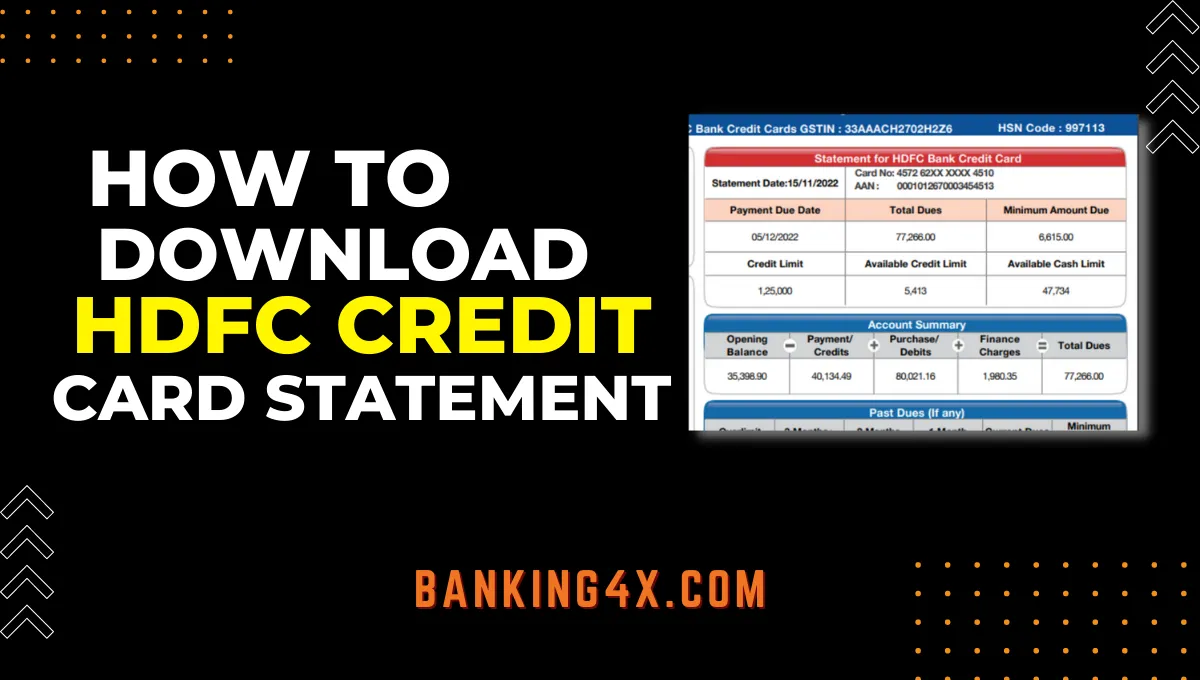 【Solved】How To Download Credit Card Statement HDFC 2023