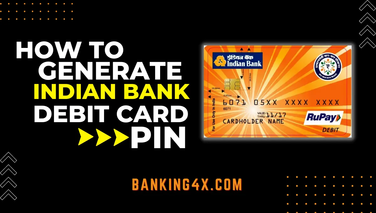 How To Generate Indian Bank Debit Card PIN 2023【solved】